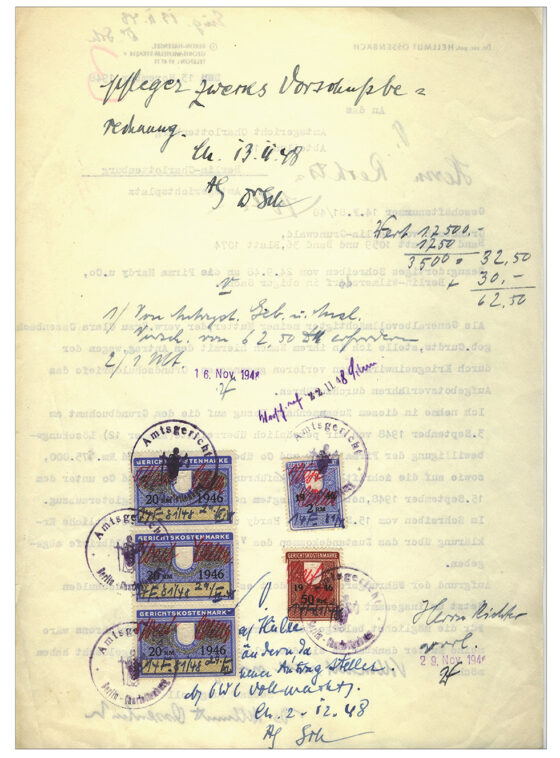 Court fee stamps from the German occupation zones — Nederlandse ...